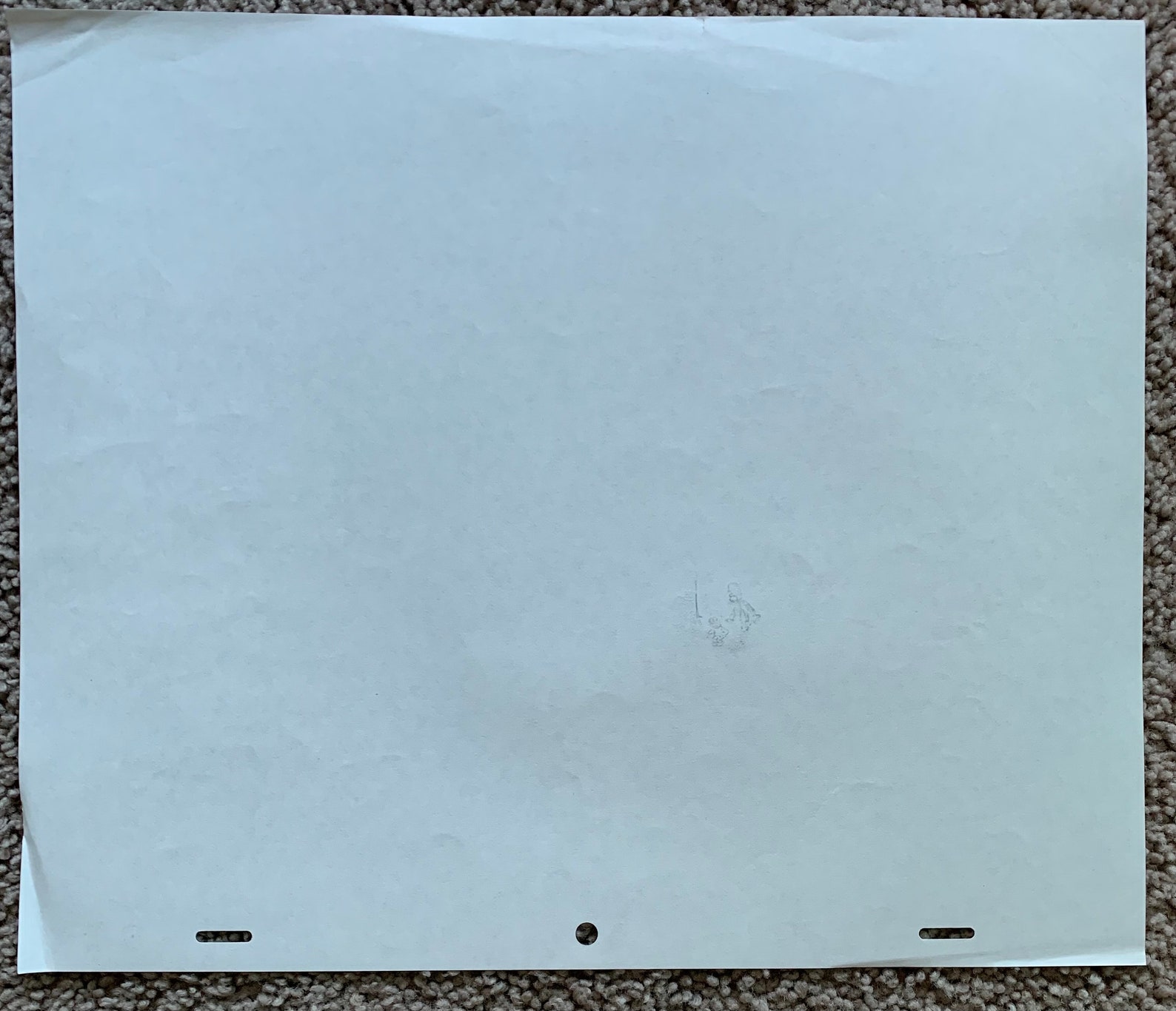 The Simpsons Original Vintage Production/animation Drawing - Tiny Homer ...