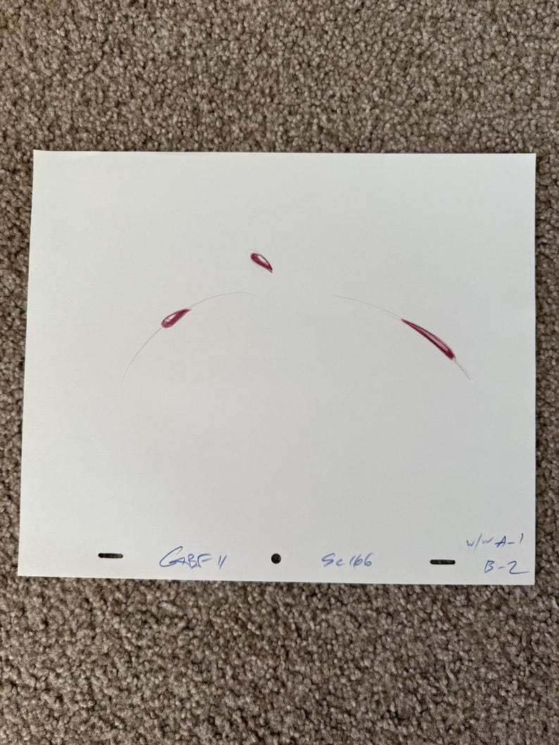 The Simpsons Original Vintage Production/animation Drawing Set of Two ...