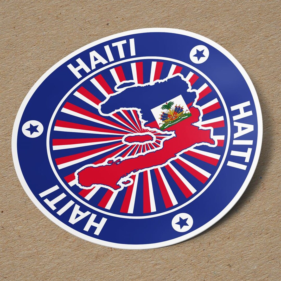 Haiti Sticker Vintage Waterproof for Laptop, Car, Book, Water Bottle ...