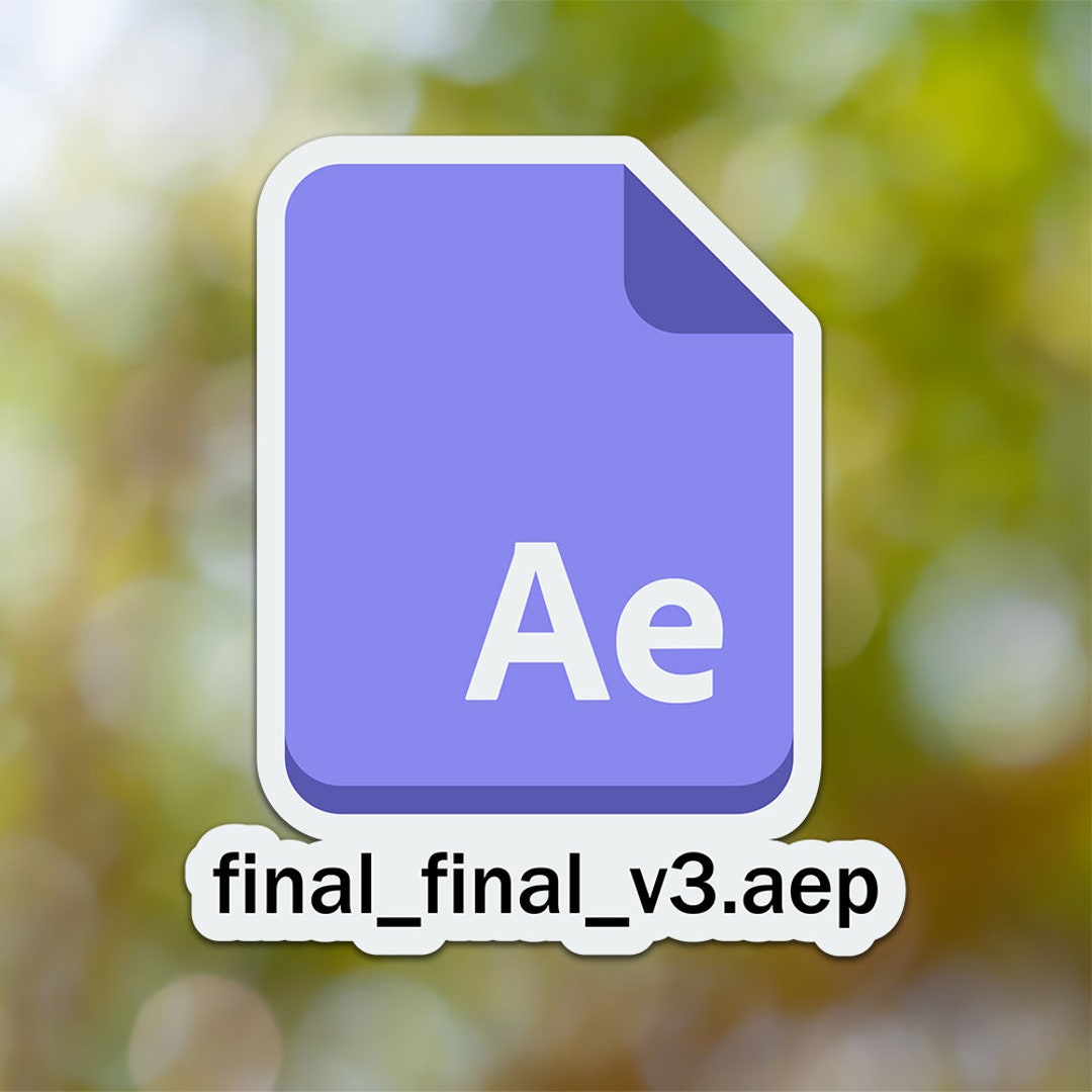 After Effects Meme Sticker, IT Funny Sticker Waterproof for Laptop, Car ...