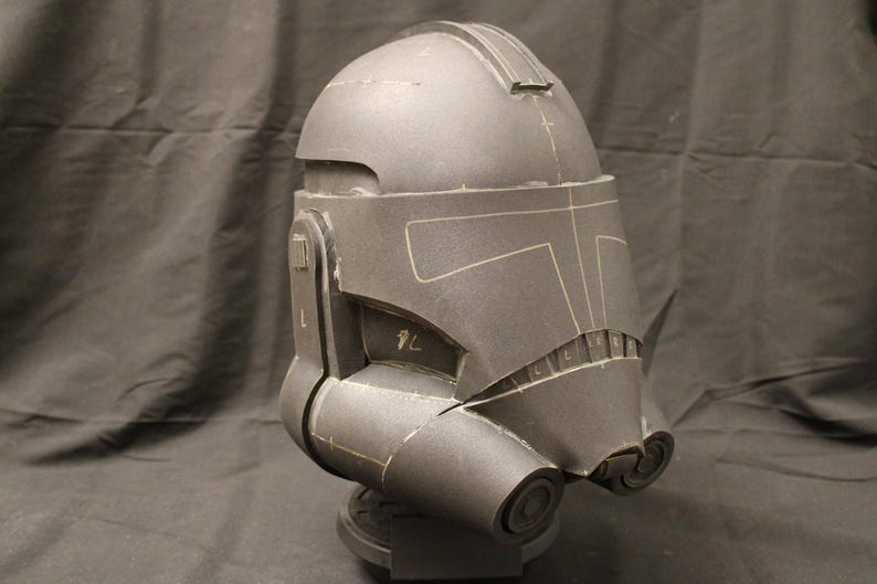Animated Clone Trooper Phase 2 Helmet EVA Foam Template - Etsy