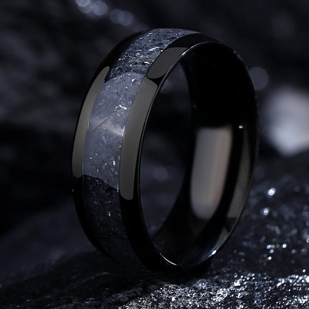 Space UV Glow Ring, Orion Sparkling Ore Ring, Promise Rings - Etsy