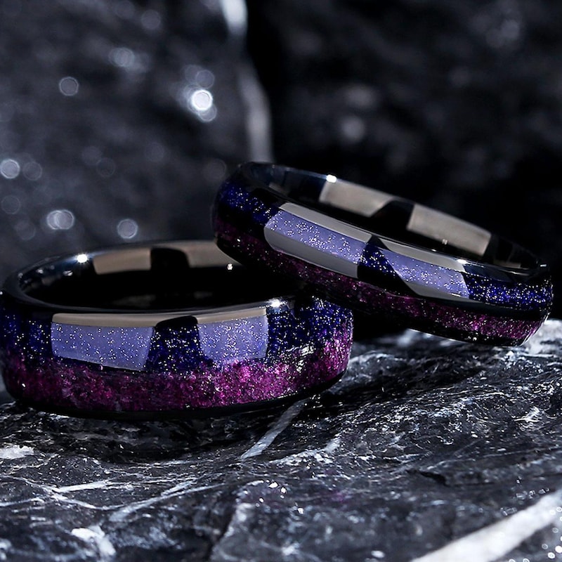 Couples Glowing Rings - Etsy