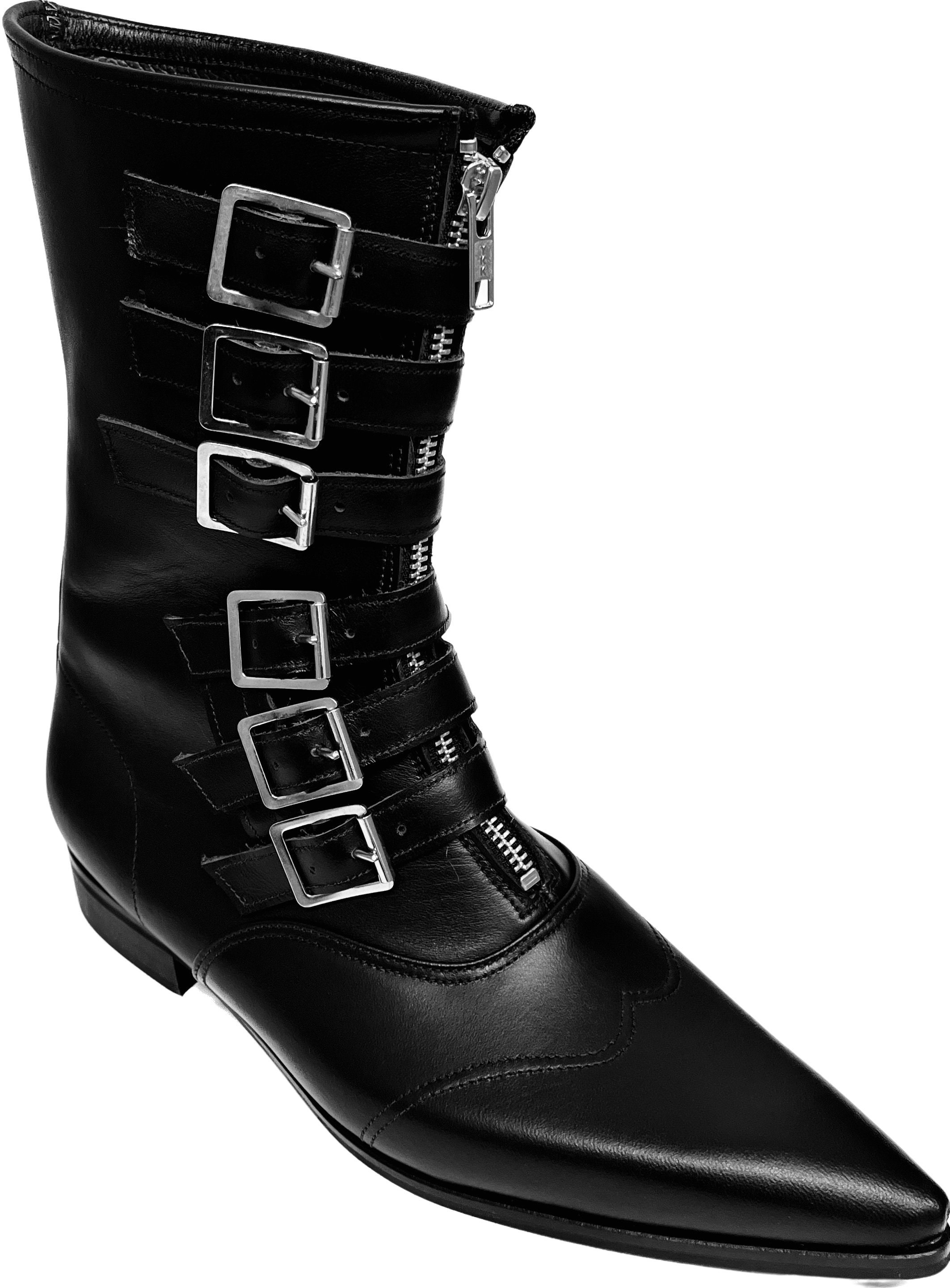 Isaac - 6 Strap Winklepicker Boot - Etsy