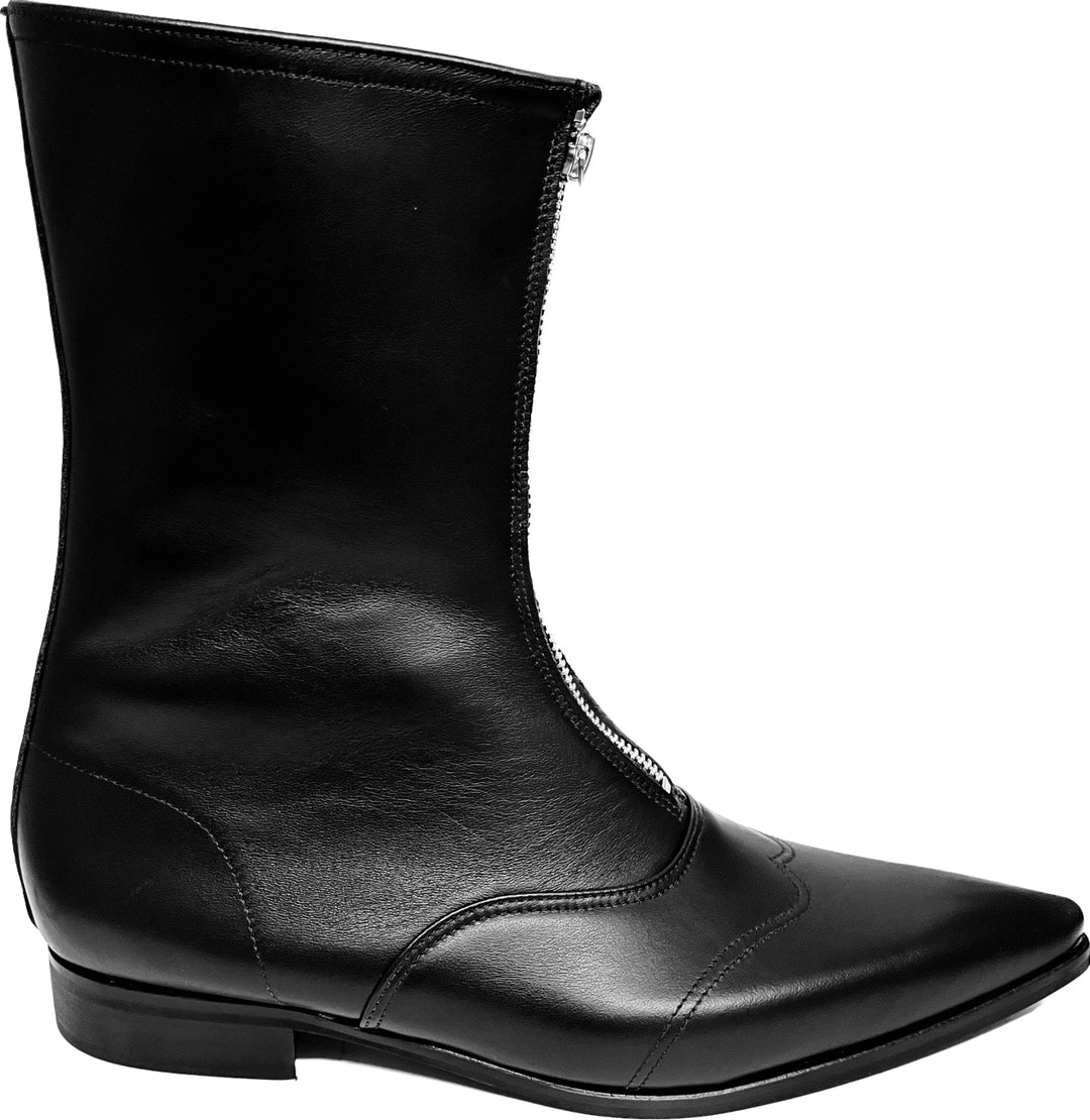 Isaac - Calf Length Winklepicker Boot - Etsy