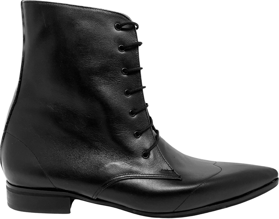 Benjamin - Lace up Winklepicker Boot - Etsy