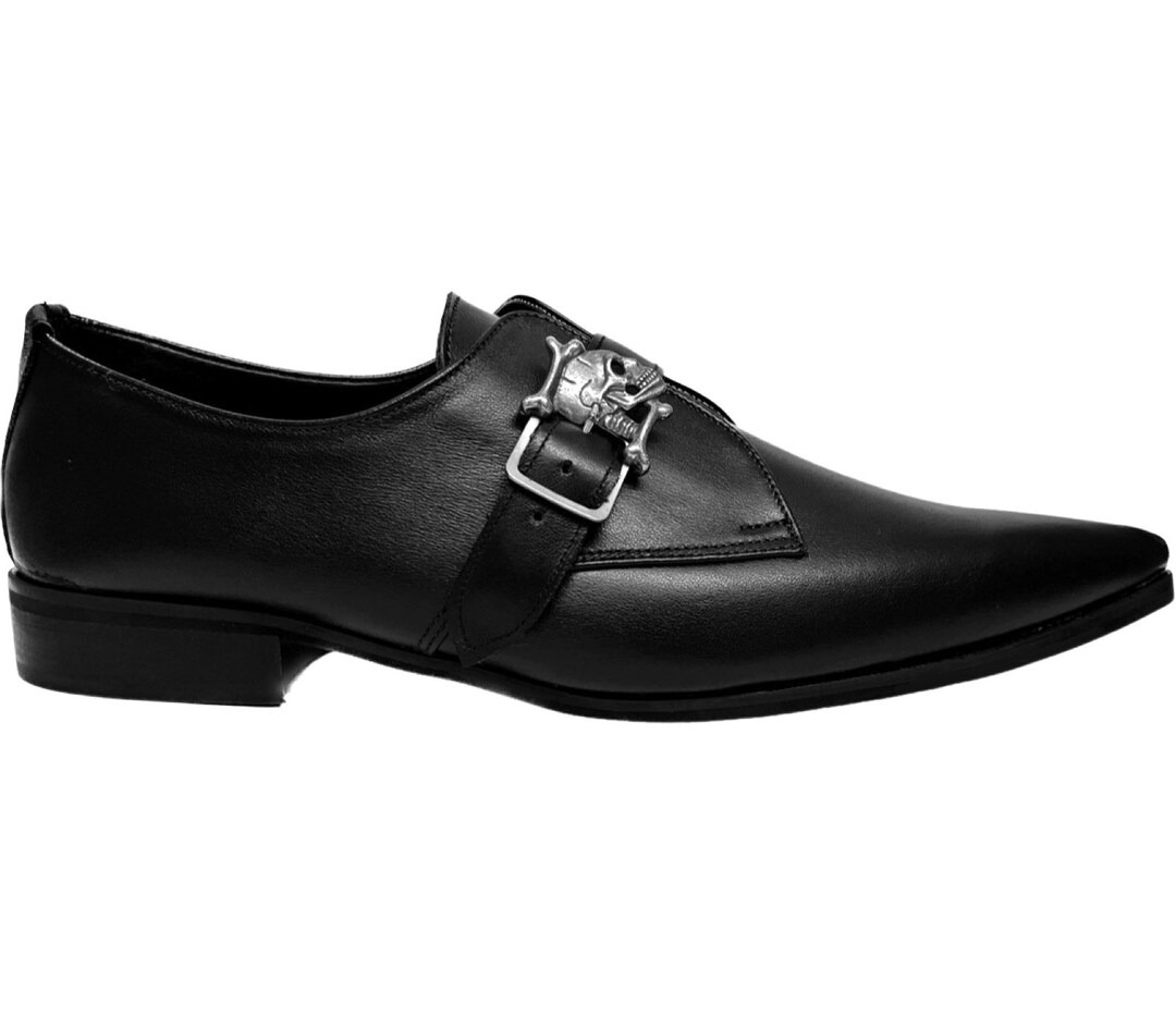 Frankie - Skull Winklepicker Shoe - Etsy