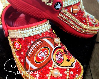 Custom Football Crocs - Etsy