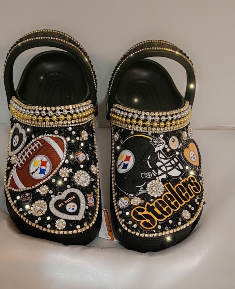 Custom Football Crocs - Etsy
