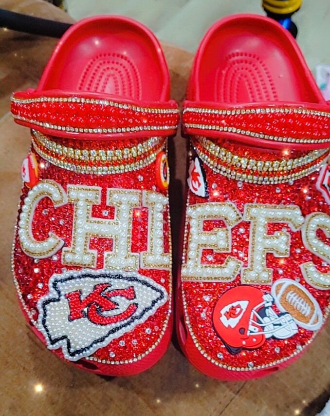Custom Football Crocs - Etsy