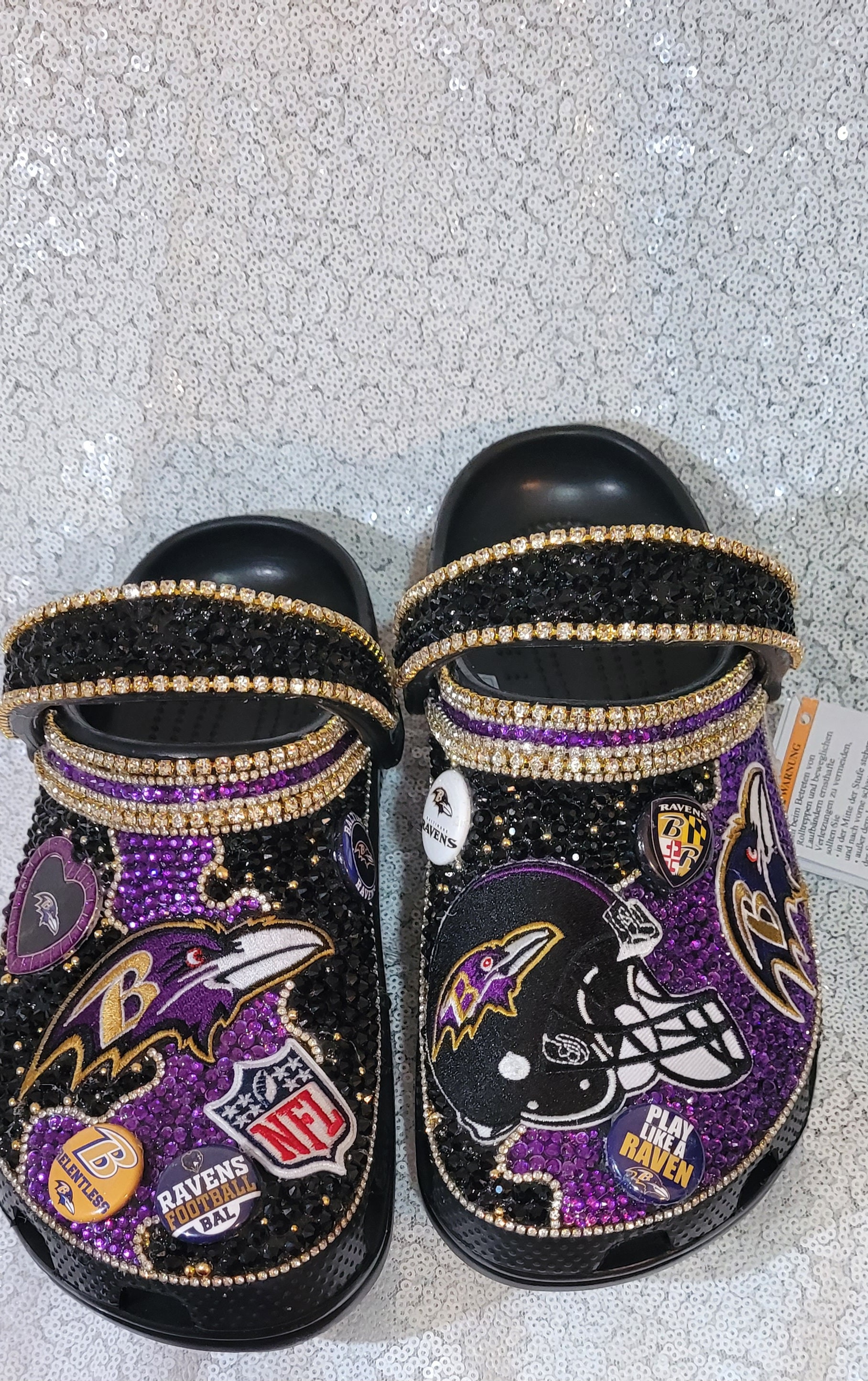 Custom Football Crocs - Etsy