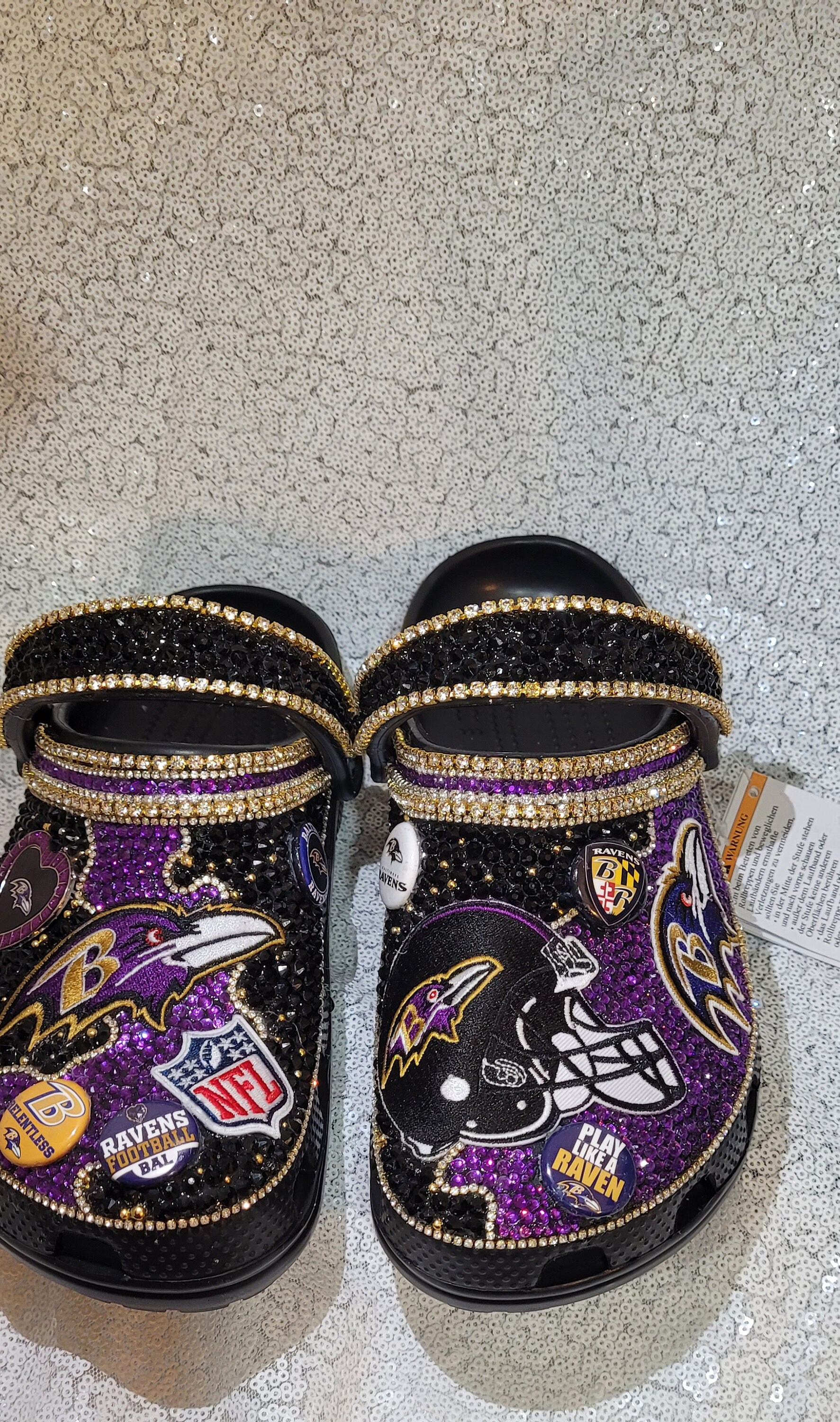 Custom Football Crocs - Etsy