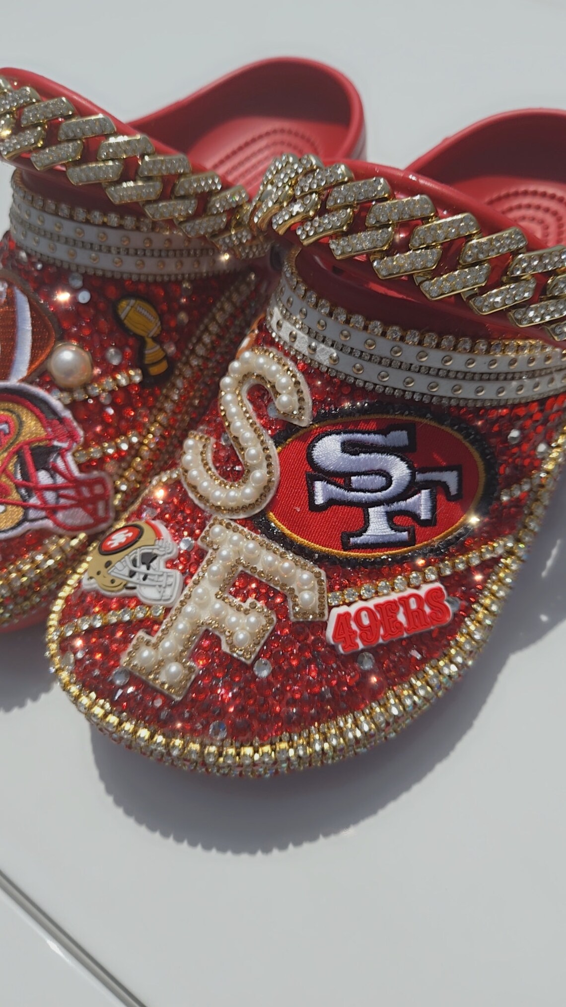 Custom Football Crocs - Etsy