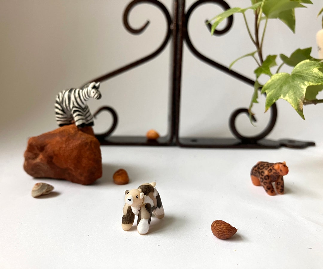 Animal Figurines, Handmade Clay Animal - Etsy