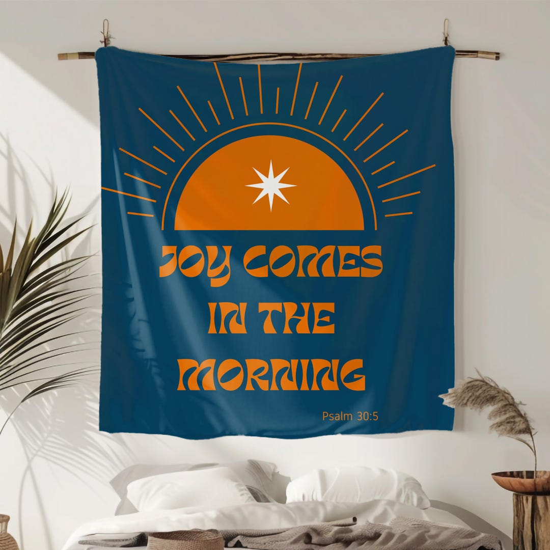 Sun Indoor Wall Tapestries Bible Verse Wall Hanging Scripture Tapestry ...