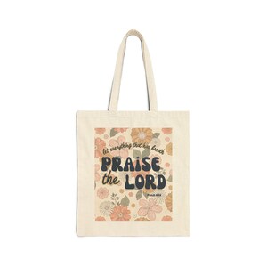 Faith Tote Bag Christian Tote Bag Canvas Gift Religious Gift Scripture ...