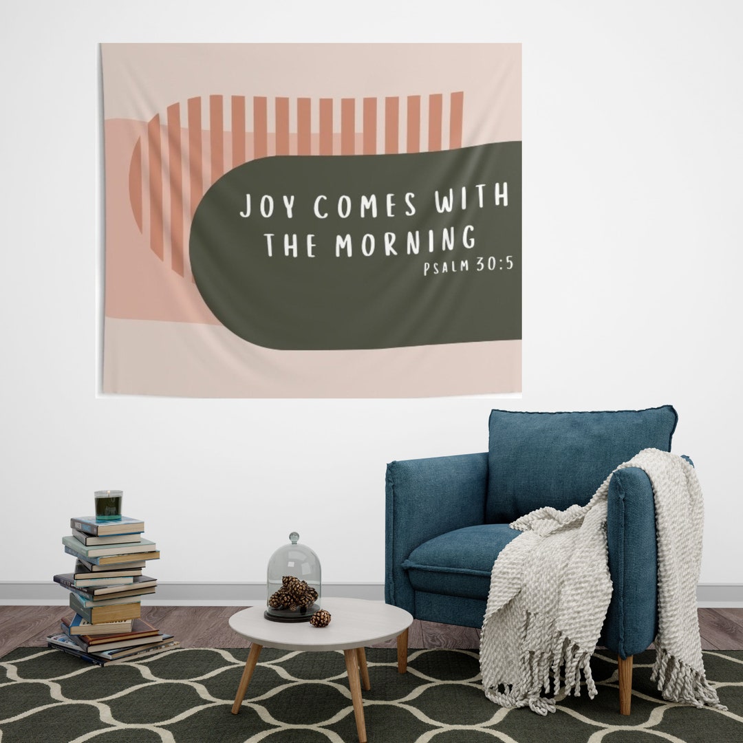 Boho Indoor Wall Tapestries Bible Verse Tapestry Scripture Hope Comes ...
