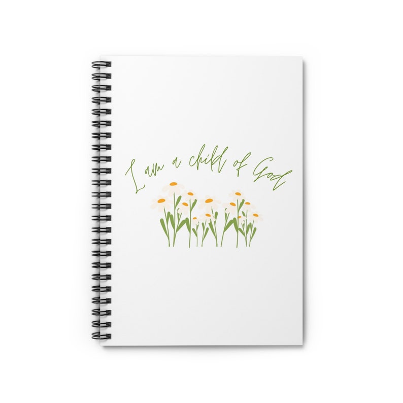 Child of God Bible Verse Notebook Spiral Notebook Ruled Line Scripture ...