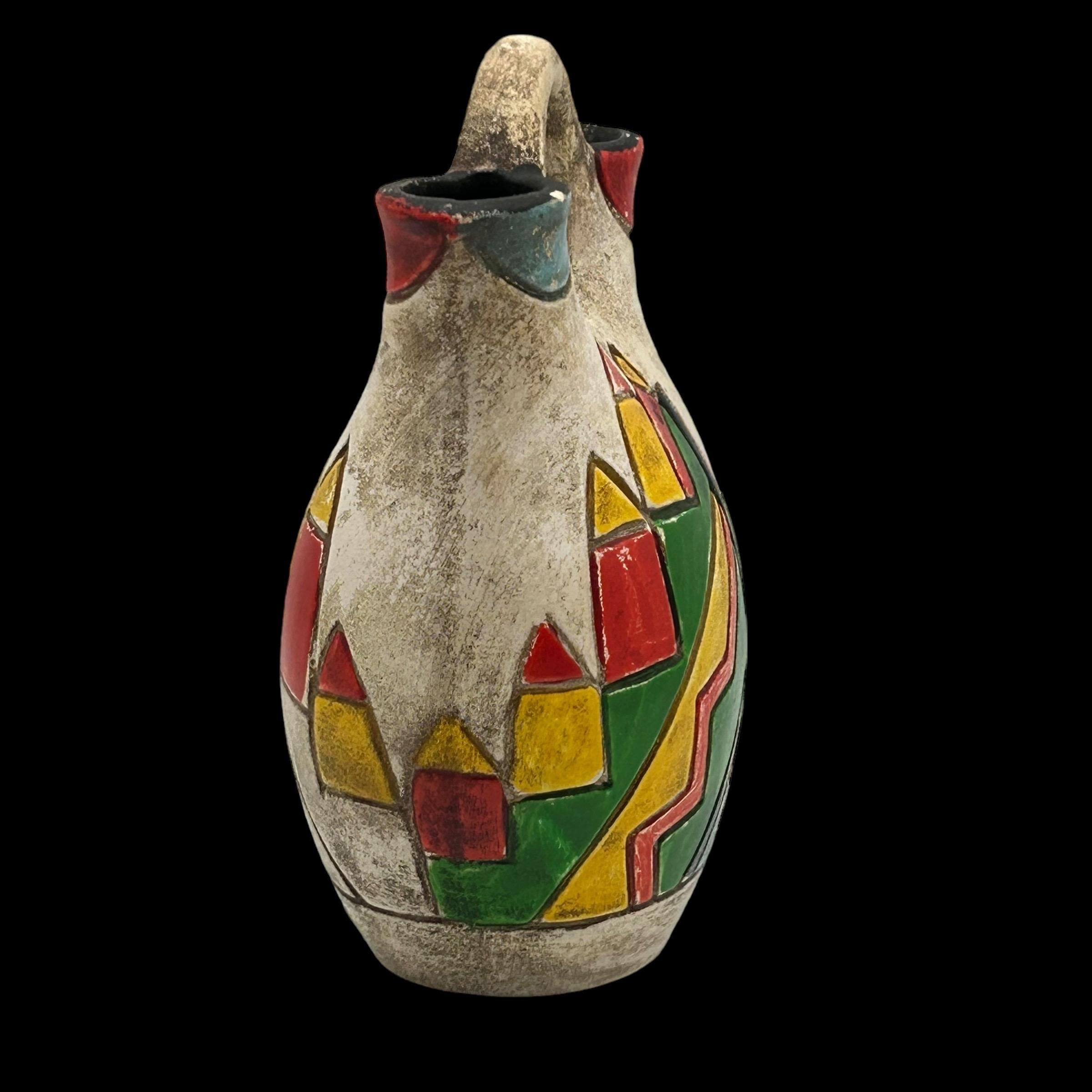 Vintage Hand Painted Native American Wedding Vase Tribal Pottery - Etsy