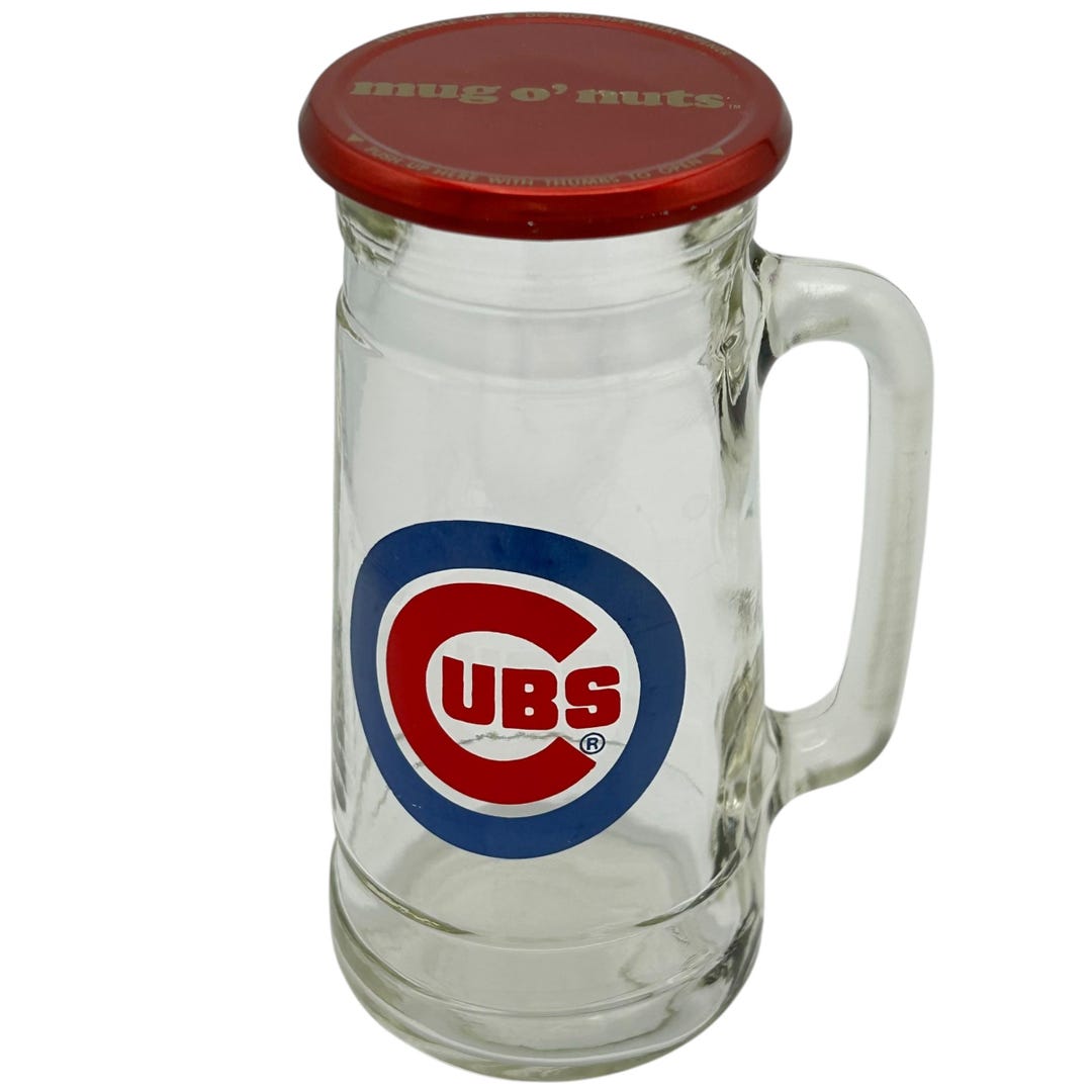 Vintage Chicago Cubs Fisher Mug O Nuts Souvenir Glass Mug Beer Stein - Etsy