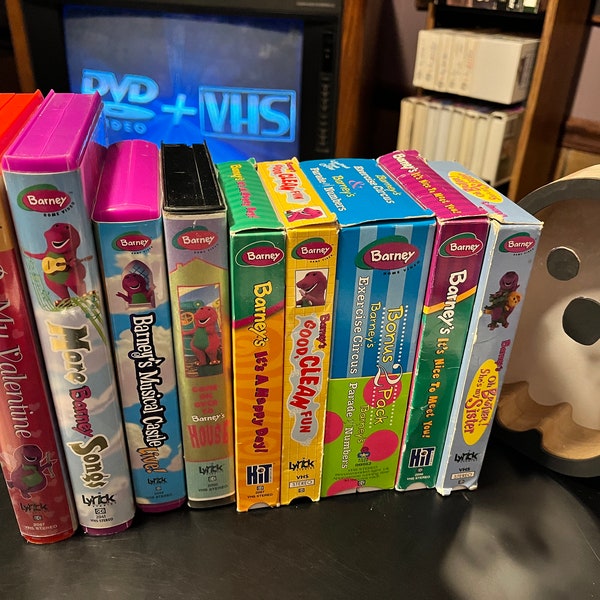 Barney's Vhs Tapes - Etsy