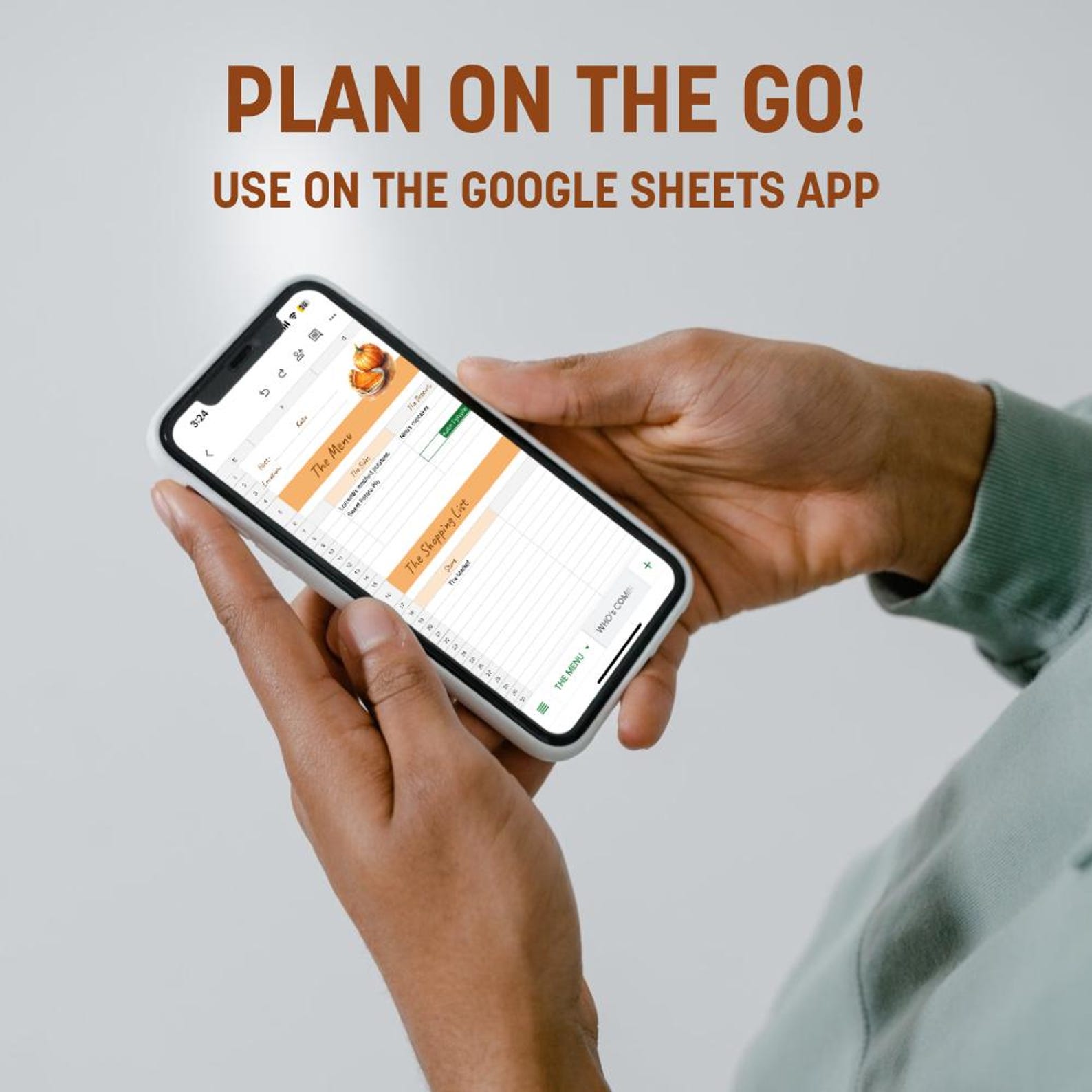 Thanksgiving Dinner Planning for Google Sheet, Thanksgiving Menu ...