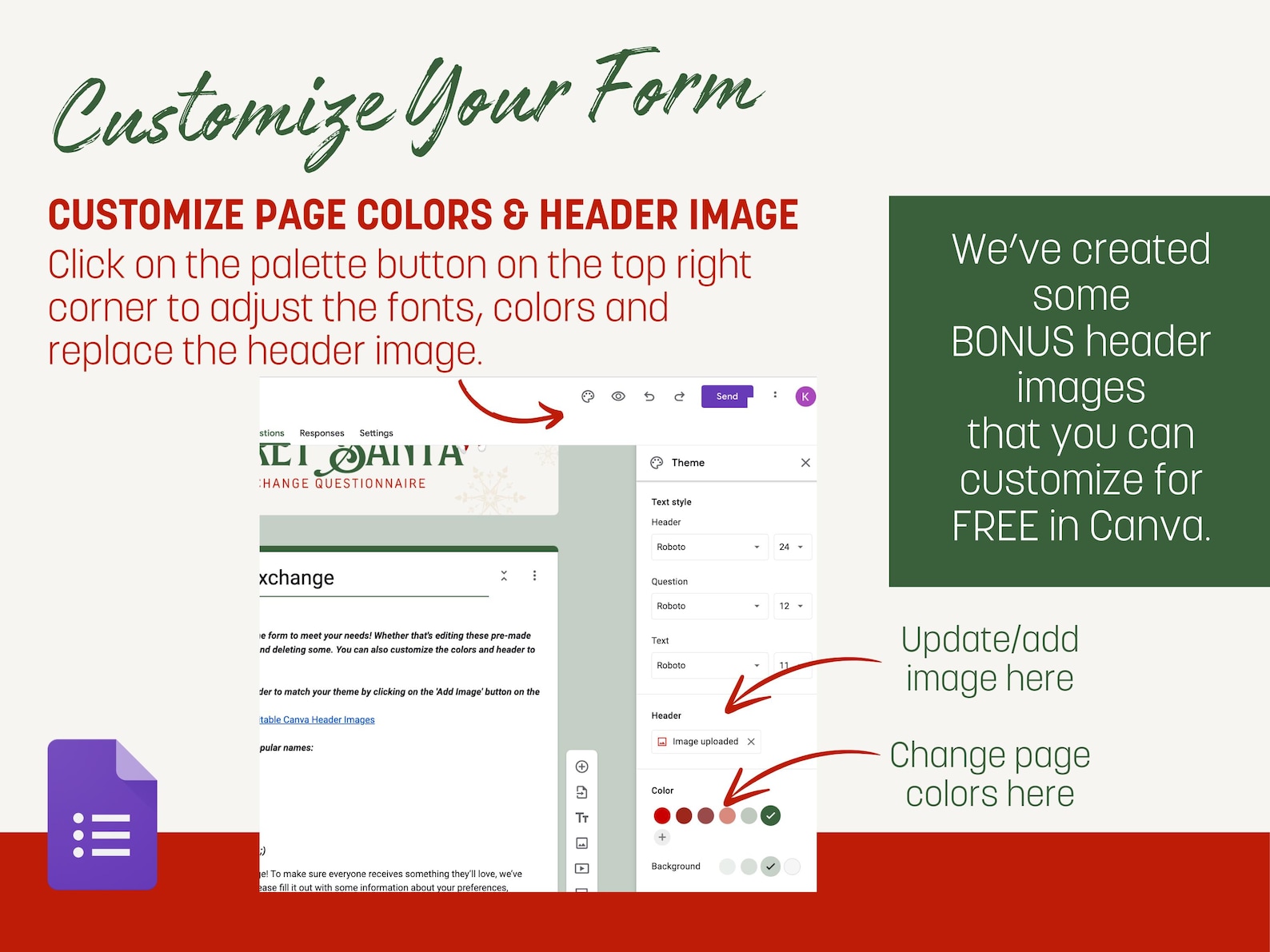 Editable Secret Santa Questionnaire, White Elephant Gift Exchange, Gift ...