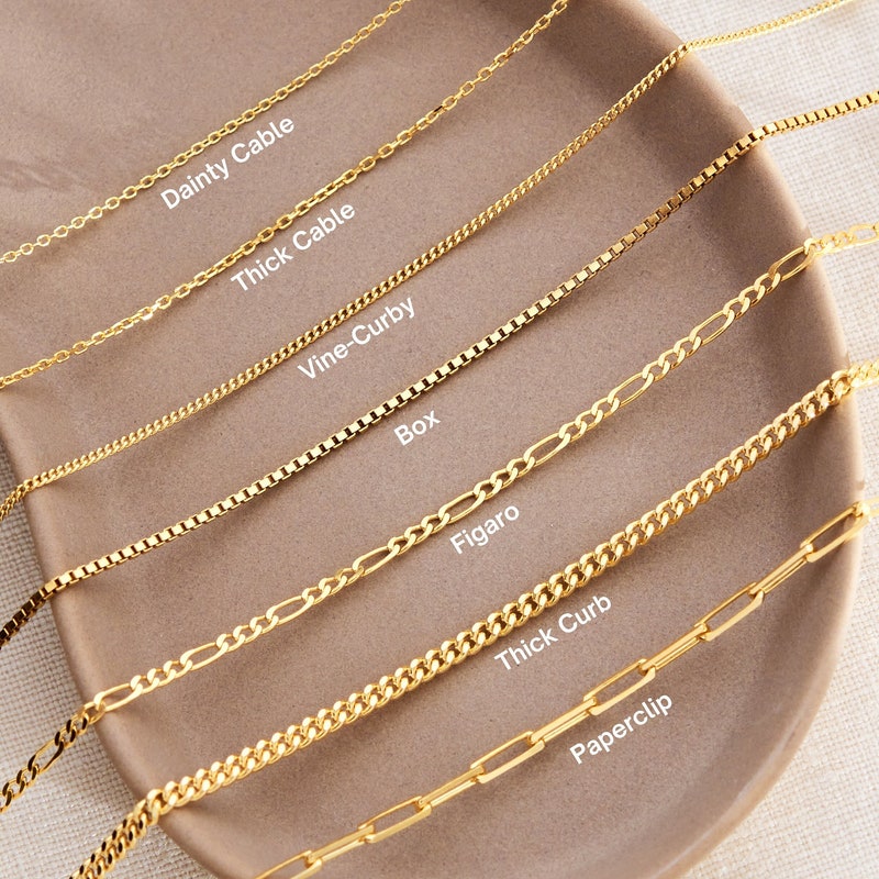 Gold Chain Necklace - Etsy