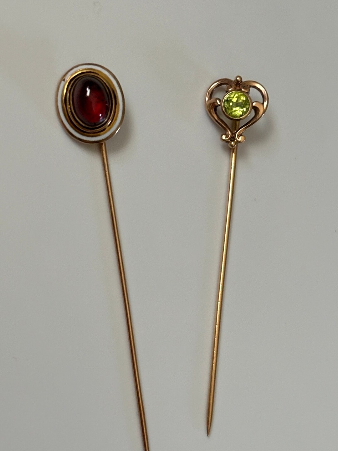 Solid Gold Vintage Hat Pins (set of 2) - Etsy