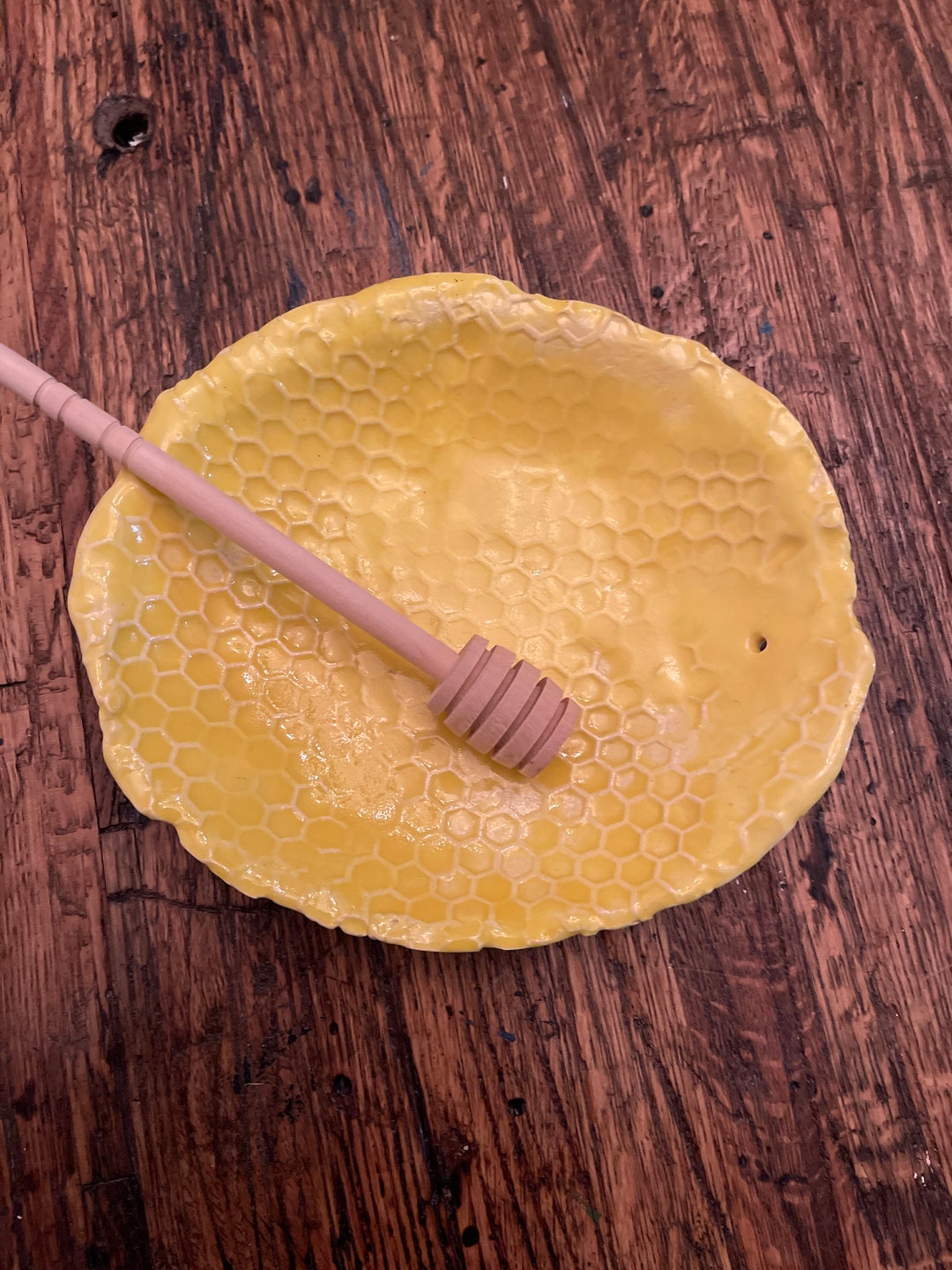 Hand-built Honeycomb Dish - Etsy
