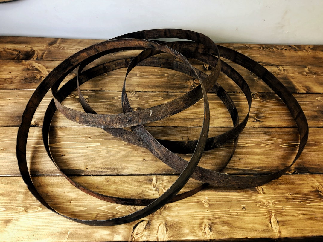 Set of 6 Barrel Hoops – Perfect for Home Decor and DIY Projects ...