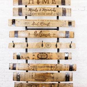 Engraved Barrel Stave | Housewarming Gift Sign | Closing Gifts | Unique ...