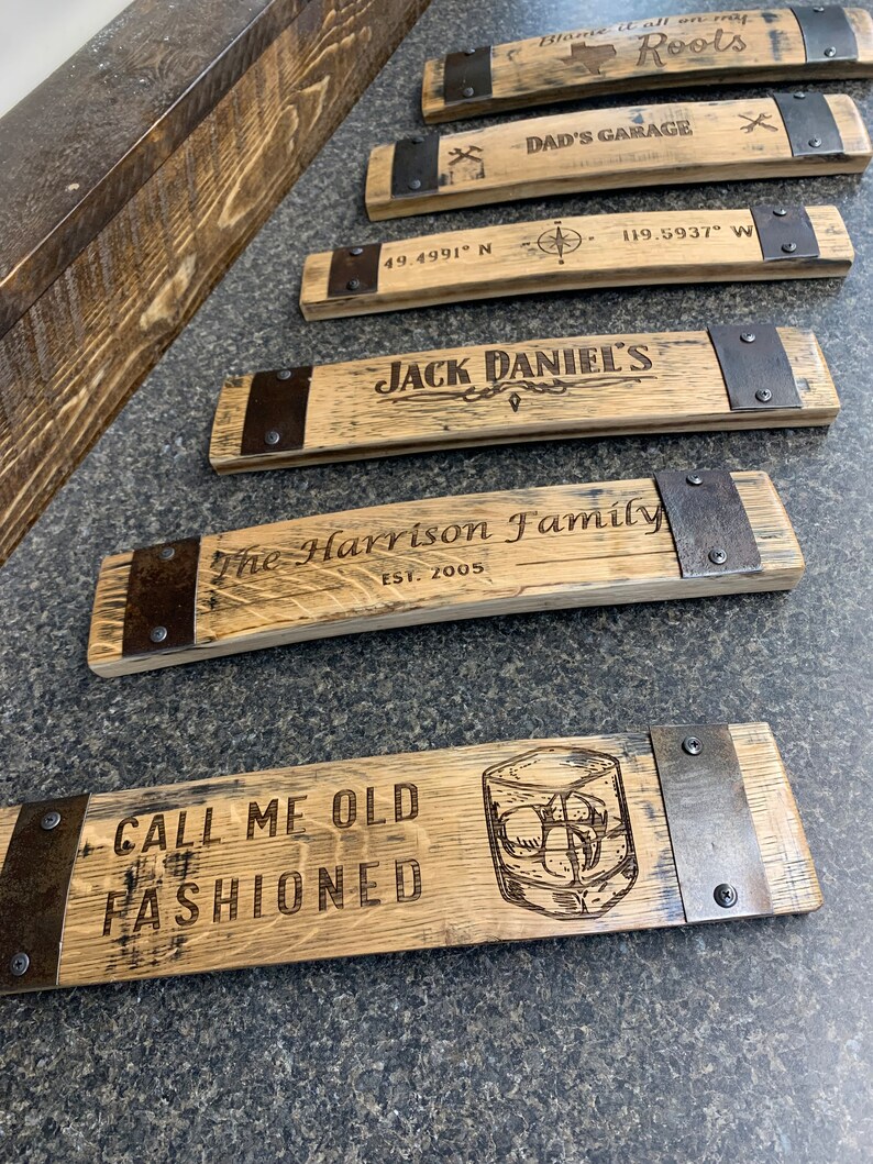 Engraved Barrel Stave Housewarming Gift Sign Closing Gifts Unique Gift ...