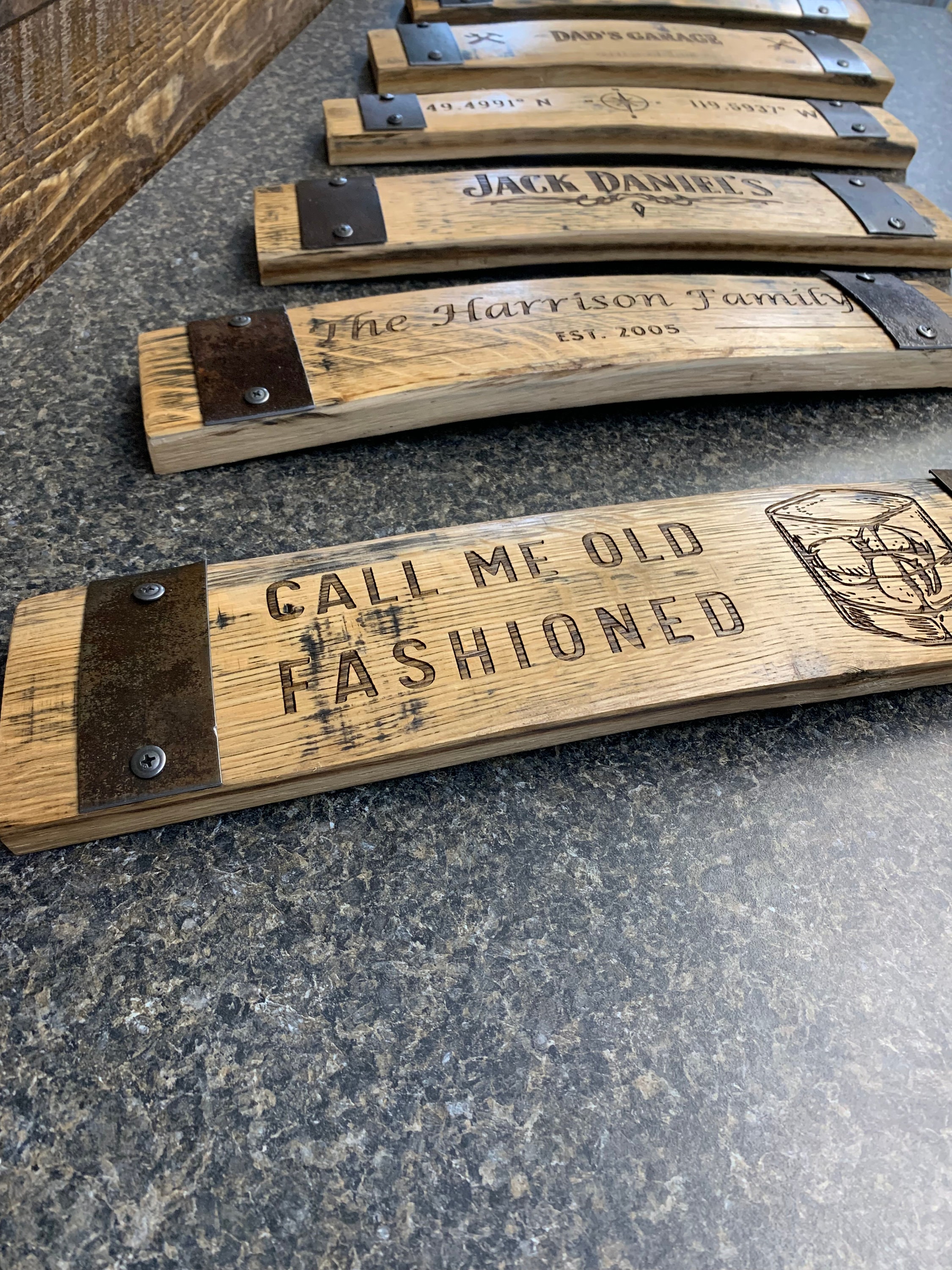 Engraved Barrel Stave Housewarming Gift Sign Closing Gifts Unique Gift ...