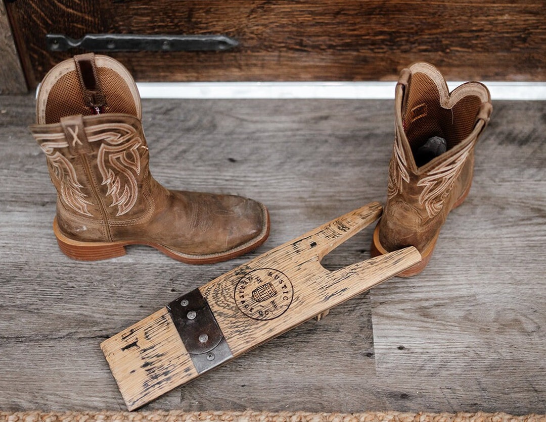 Handcrafted Boot Jack - Rustic Charm for Your Entryway | Boot Kick ...