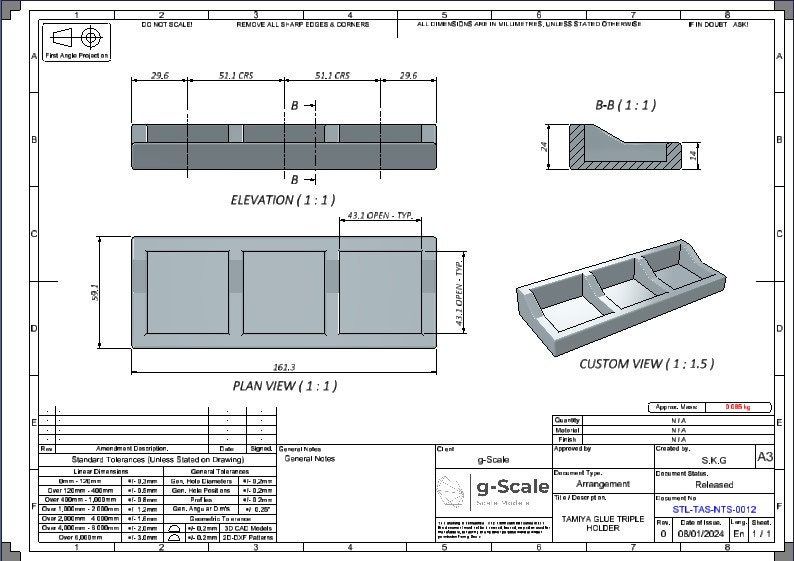 Tamiya Glue Holder (triple) – STL Digital Download - Etsy