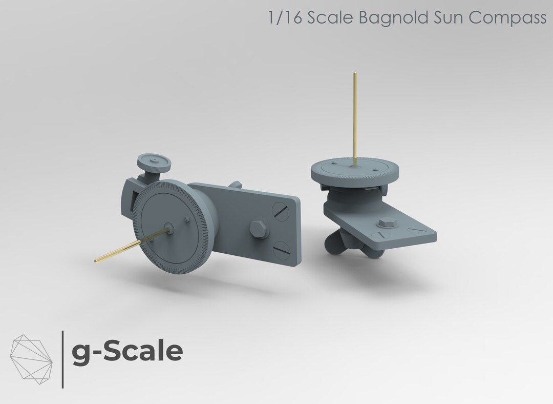 Bagnold Sun Compass, British, WW2 (1/16th Scale) for Scale Models (see ...
