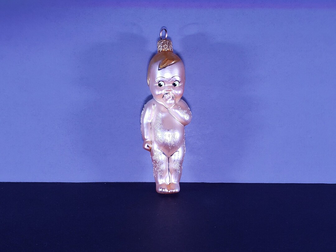 Christopher Radko kewpie Doll Hand-painted Glass Christmas Ornament - Etsy
