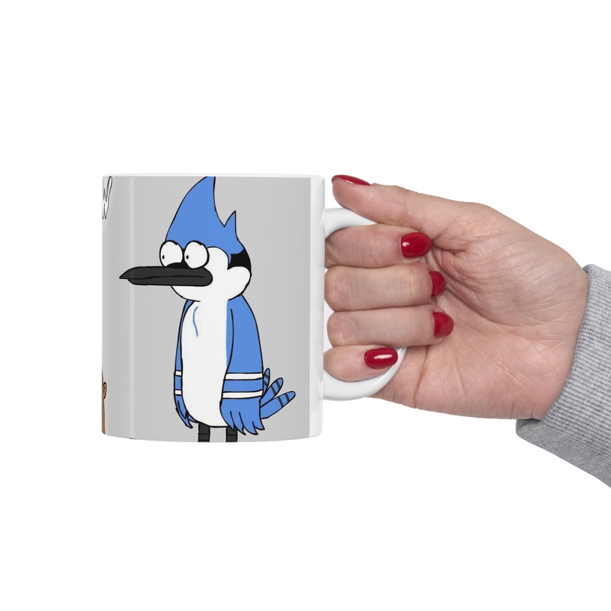 Regular Show, Mordecai, Rigby, Cartoon, Cozy Mug, Tea Mug, Coffee Mug ...