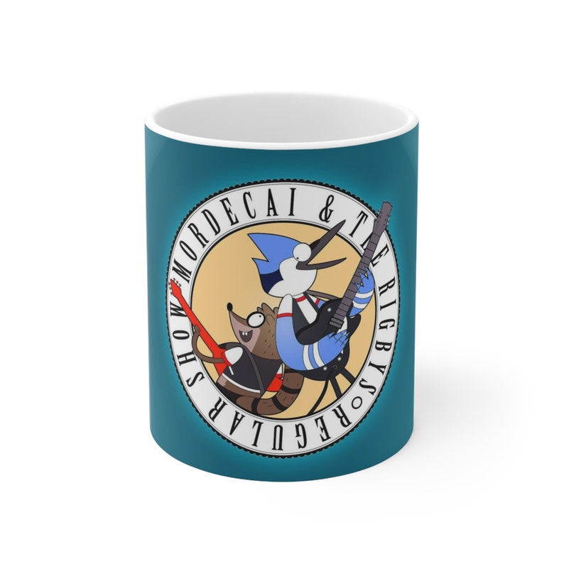 Regular Show, Mordecai, Rigby, Cartoon, Cozy Mug, Tea Mug, Coffee Mug ...