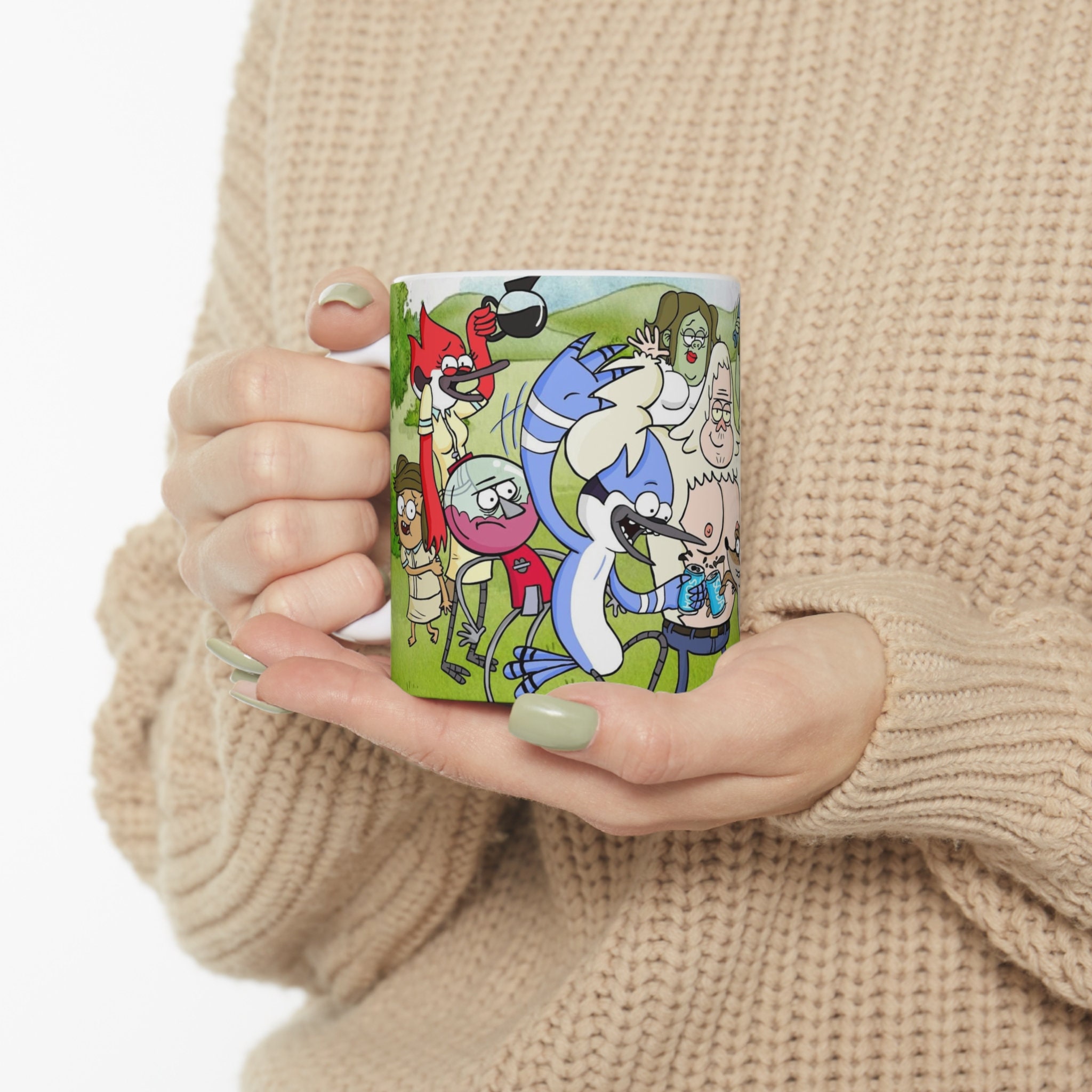 Regular Show, Mordecai,rigby, Cartoon, Cozy Mug, Tea Mug, Coffee Mug ...