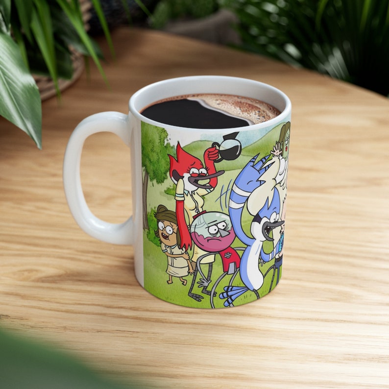 Regular Show, Mordecai,rigby, Cartoon, Cozy Mug, Tea Mug, Coffee Mug ...