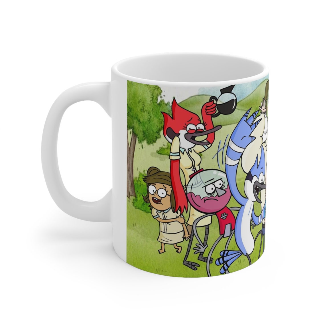 Regular Show, Mordecai,rigby, Cartoon, Cozy Mug, Tea Mug, Coffee Mug ...