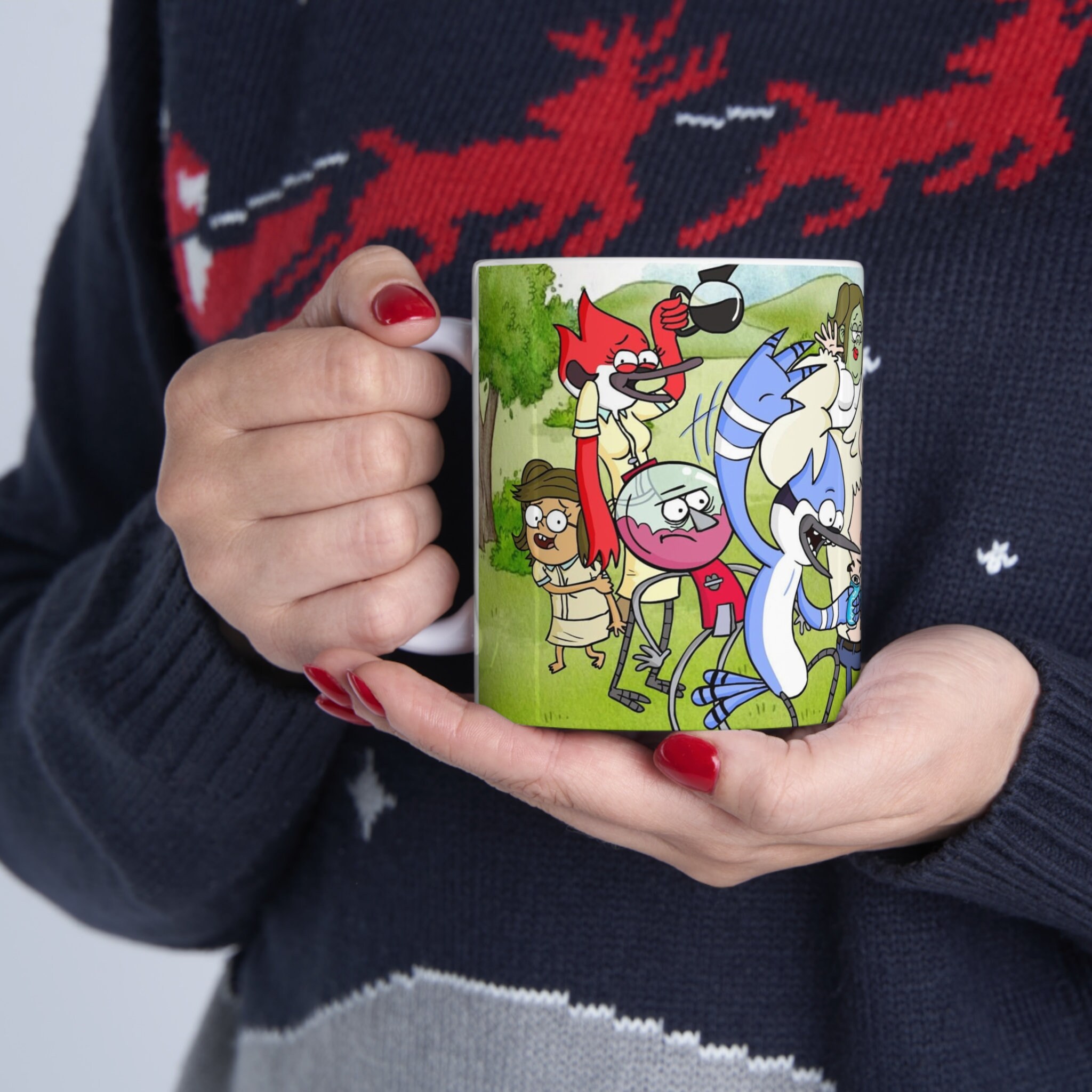 Regular Show, Mordecai,rigby, Cartoon, Cozy Mug, Tea Mug, Coffee Mug ...