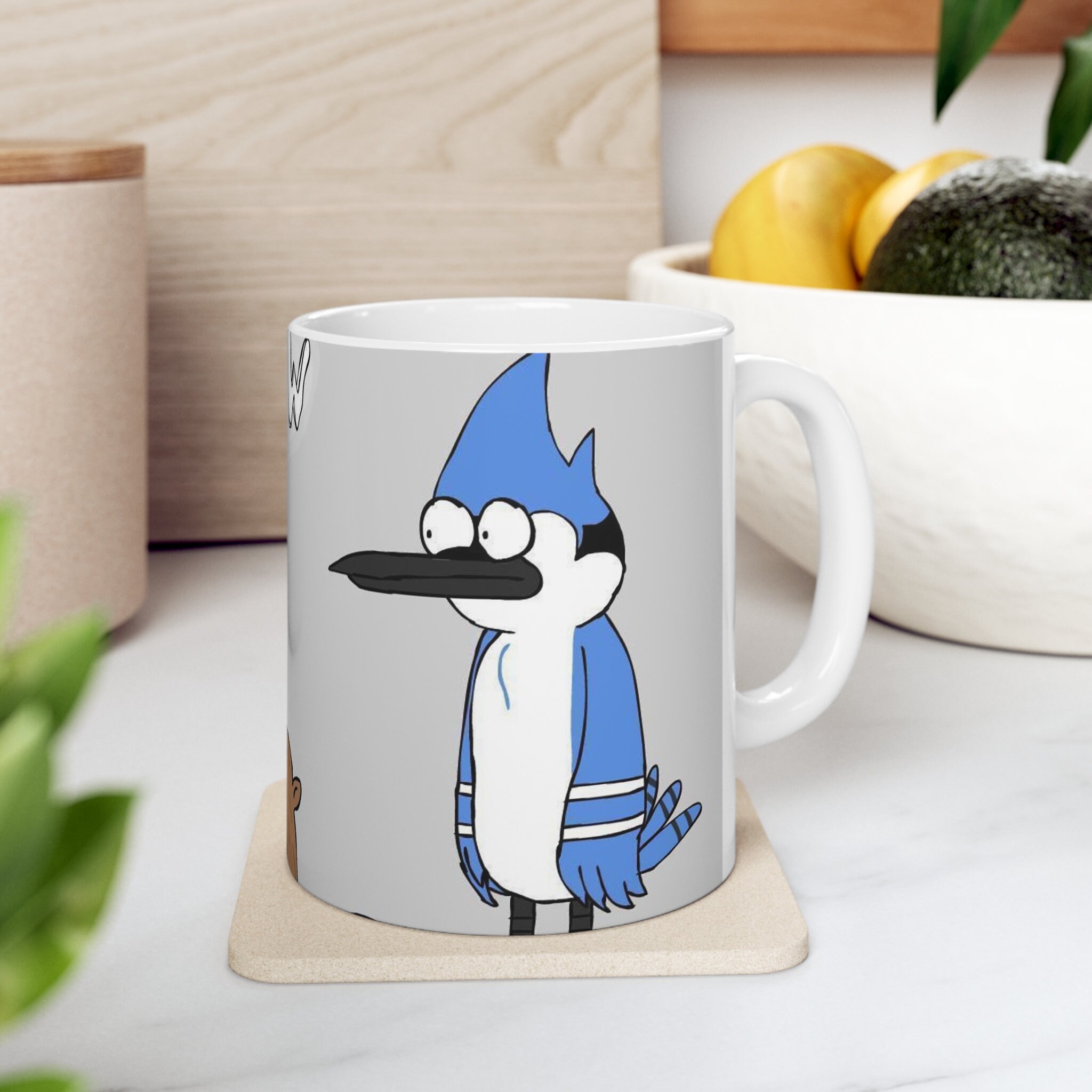 Regular Show, Mordecai, Rigby, Cartoon, Cozy Mug, Tea Mug, Coffee Mug ...