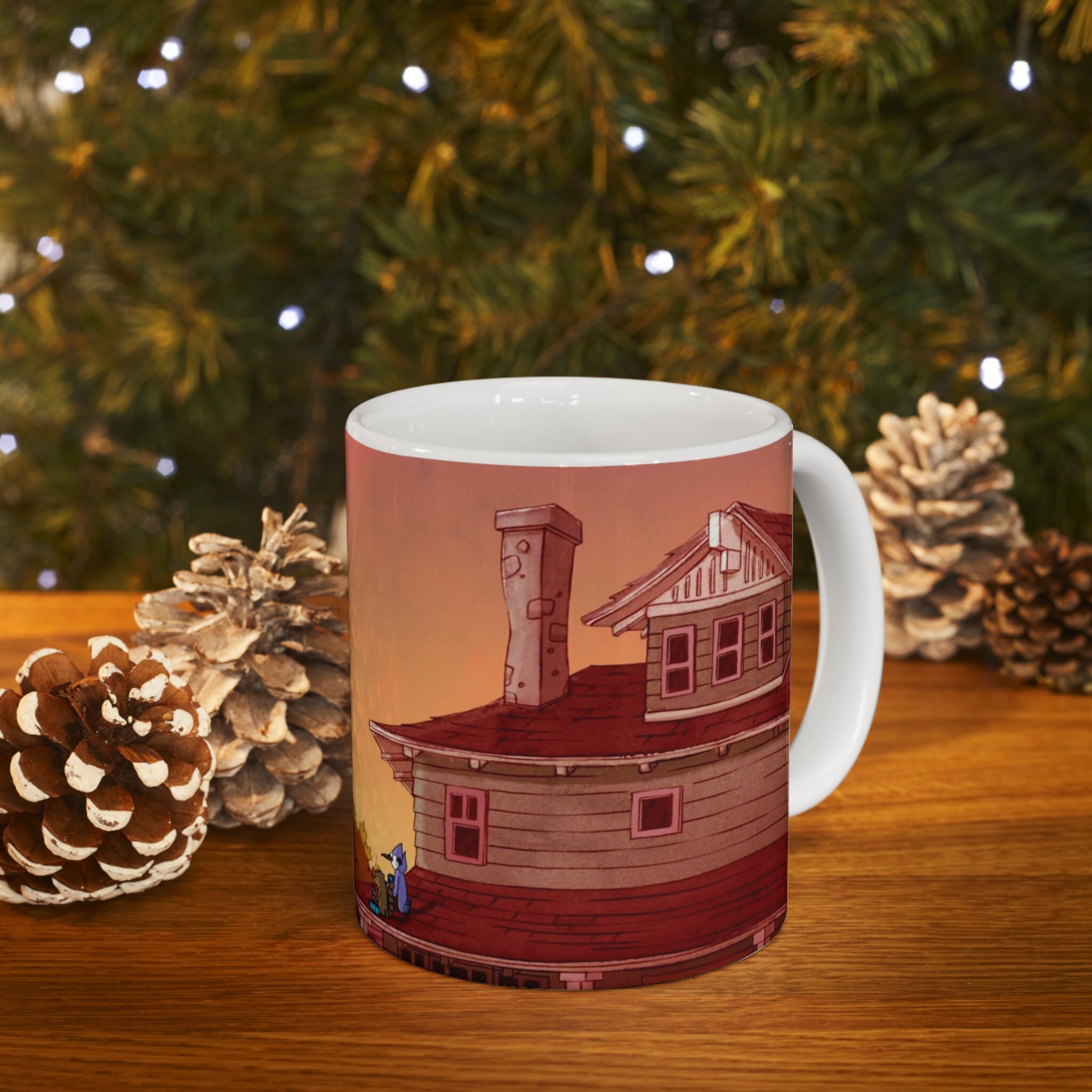 Regular Show, Mordecai, Rigby, Cartoon, Cozy Mug, Tea Mug, Coffee Mug ...