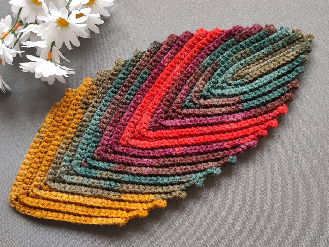 Crochet Leaf Doily Home Decor - Etsy