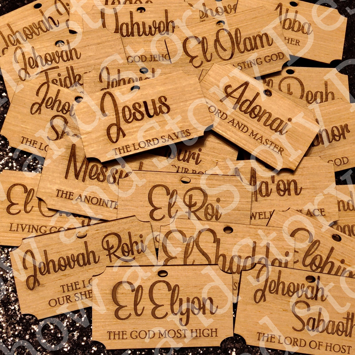 25 Names of God Christmas Ornaments SVG Set - Celebrate the Divine in ...