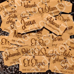 25 Names of God Christmas Ornaments SVG Set - Celebrate the Divine in ...