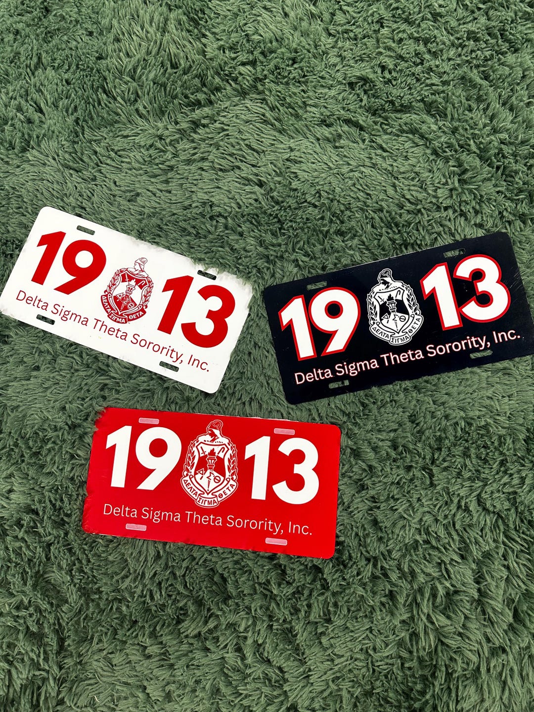 Delta Sigma Theta Front Car Tags - Etsy